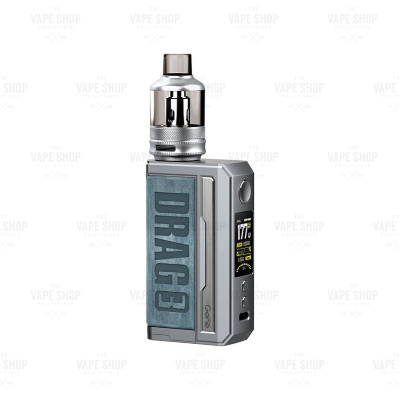 VOOPOO DRAG 3 177W TC Kit with TPP Tank - Prussian Blue - The Vape Shop ...